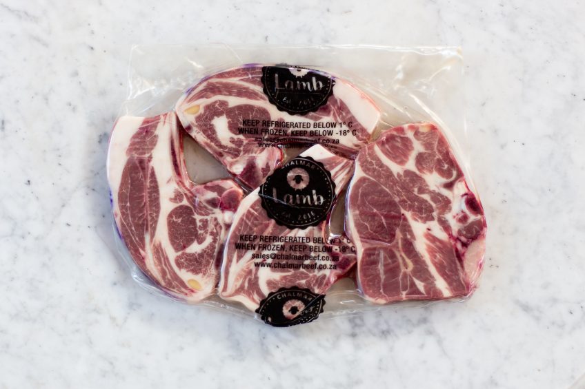 Lamb Best End Chops Frozen (4 x 150g) | ±600g – Chalmar Beef and Lamb